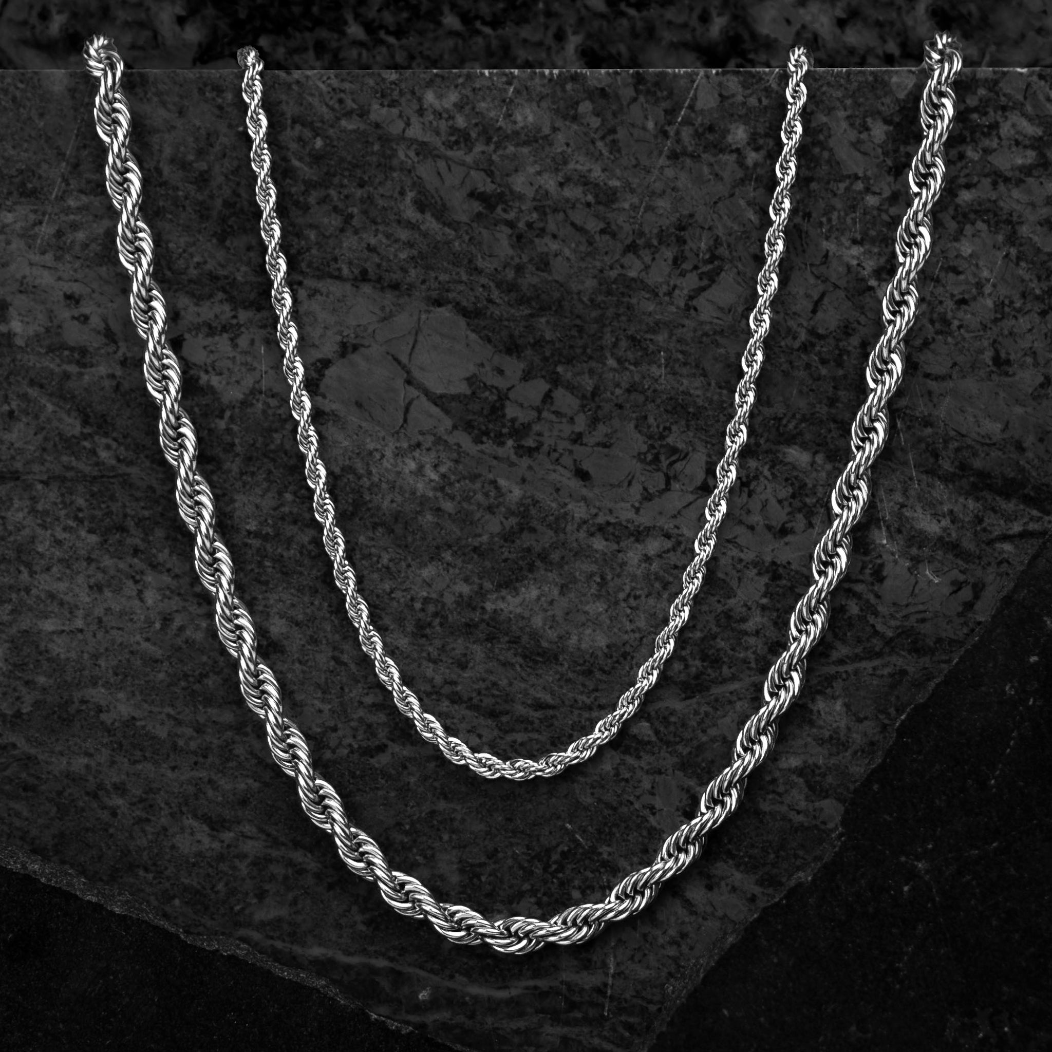 Cordell Silver - Halskedja i stål